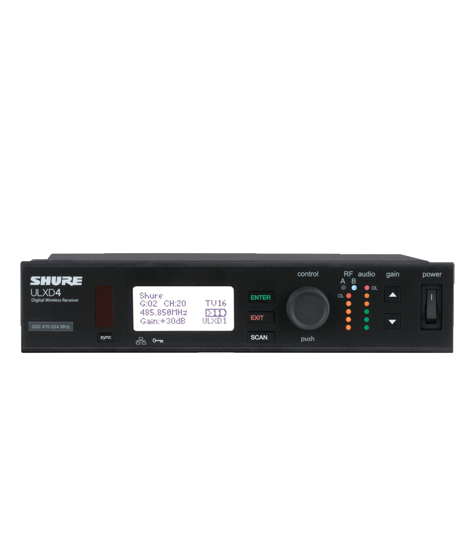Buy Shure - ULXD4 WIRELESS RECEIVER | Edge Electronics UAE